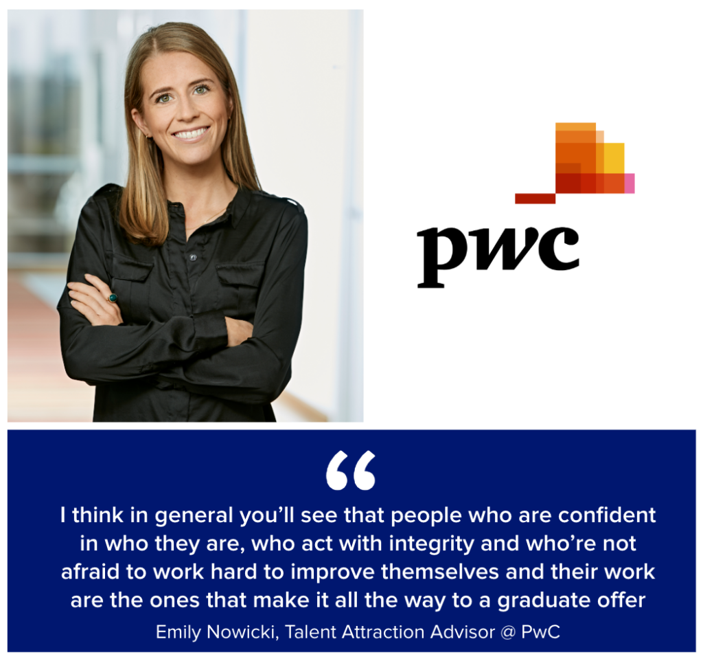 Hear about the PwC Graduate Programme and the 5 things Emily from PwC ...
